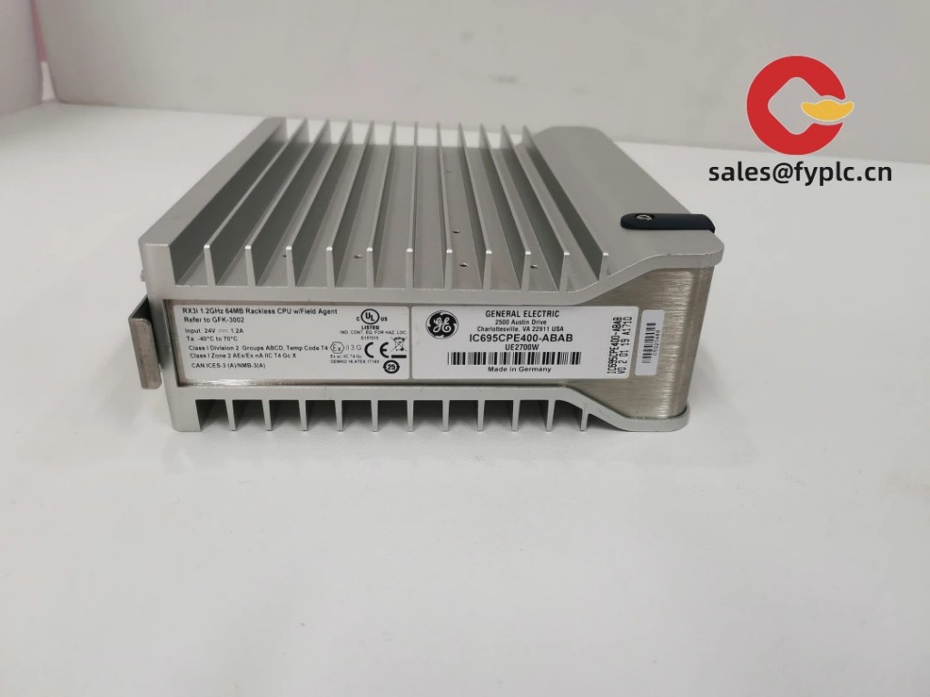 GE PACSystems RX3i IC695CPE400-ABAB – High‑performance Ethernet CPU for ...
