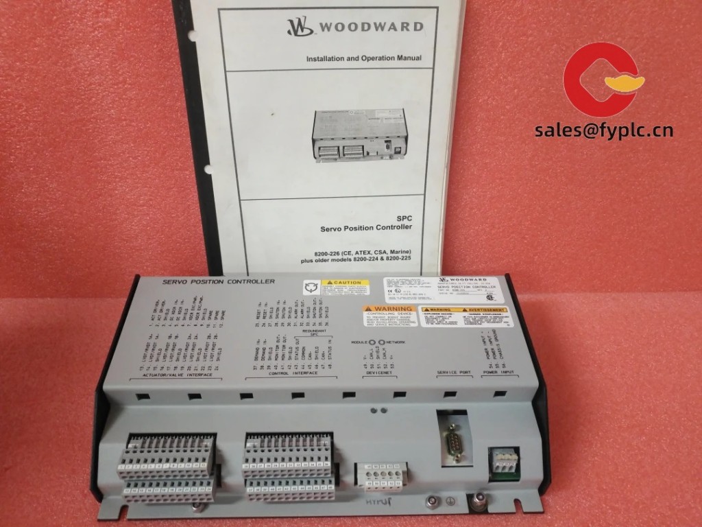 WOODWARD 8200-226 Speed Governor Module for Engine and Turbine Control ...